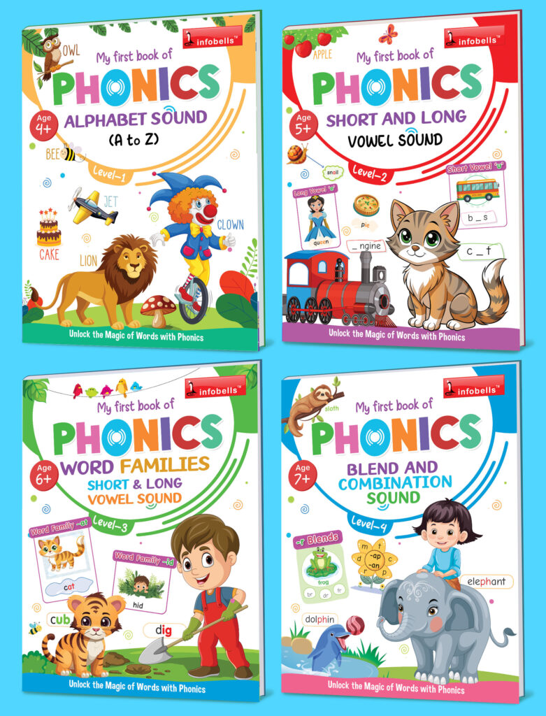 My First Book Of Phonics - 4 Books Combo Set